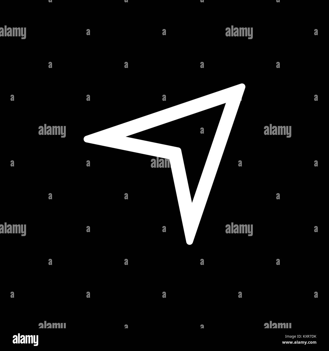 Cursor mouse arrow icon vector hi-res stock photography and images - Alamy