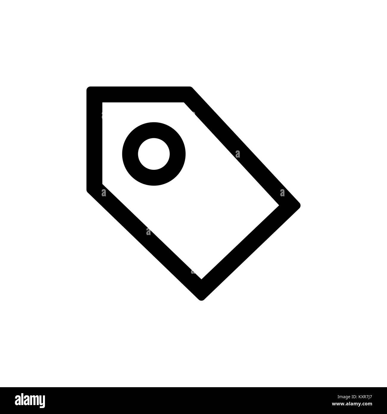 Price tag icon for simple flat style ui design Stock Vector Image & Art ...