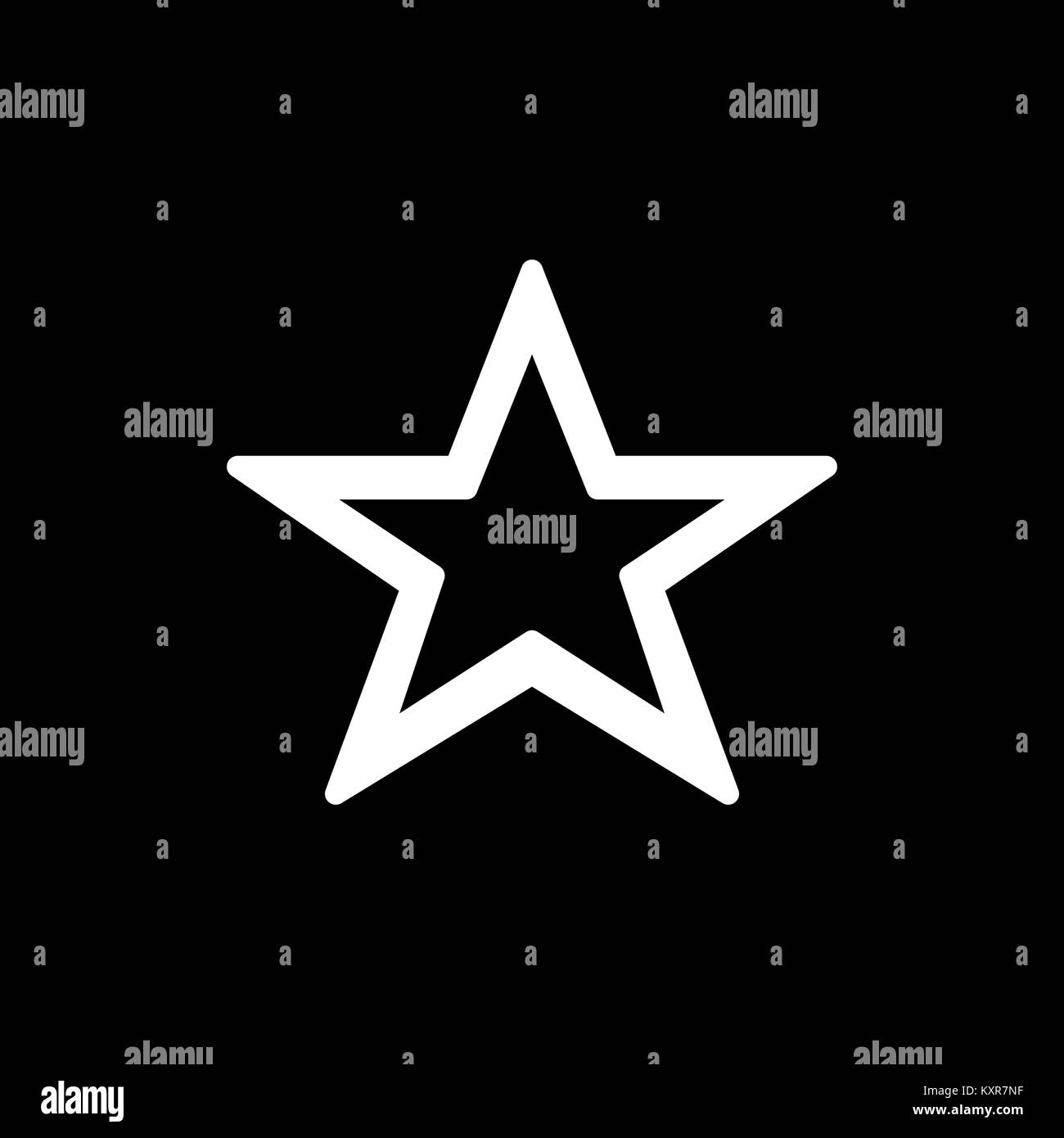 Star icon for simple flat style ui design Stock Vector Image & Art - Alamy