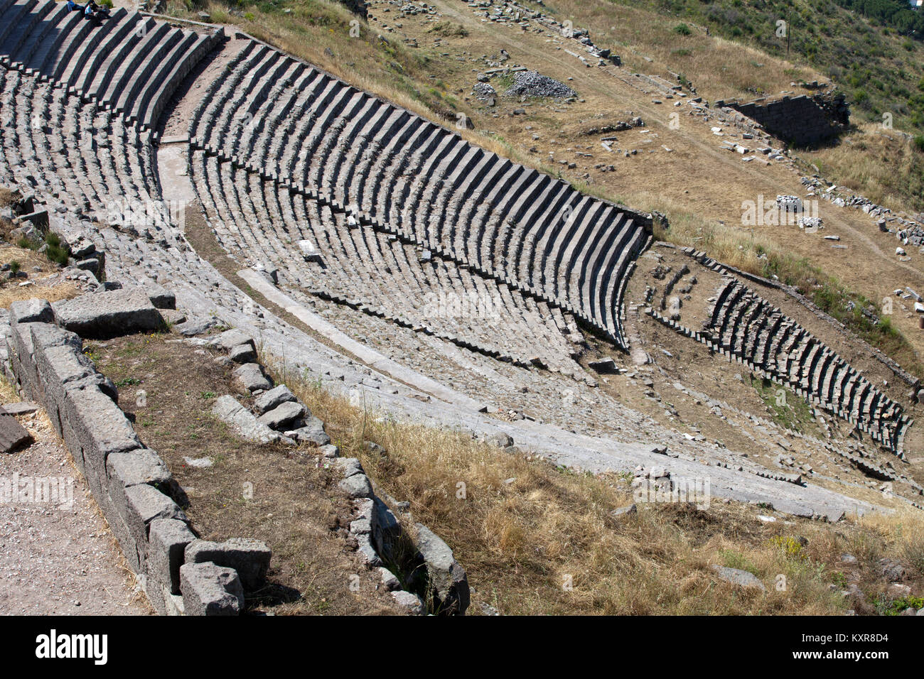 The Hellenistic Theater in Pergamon Stock Photo - Alamy