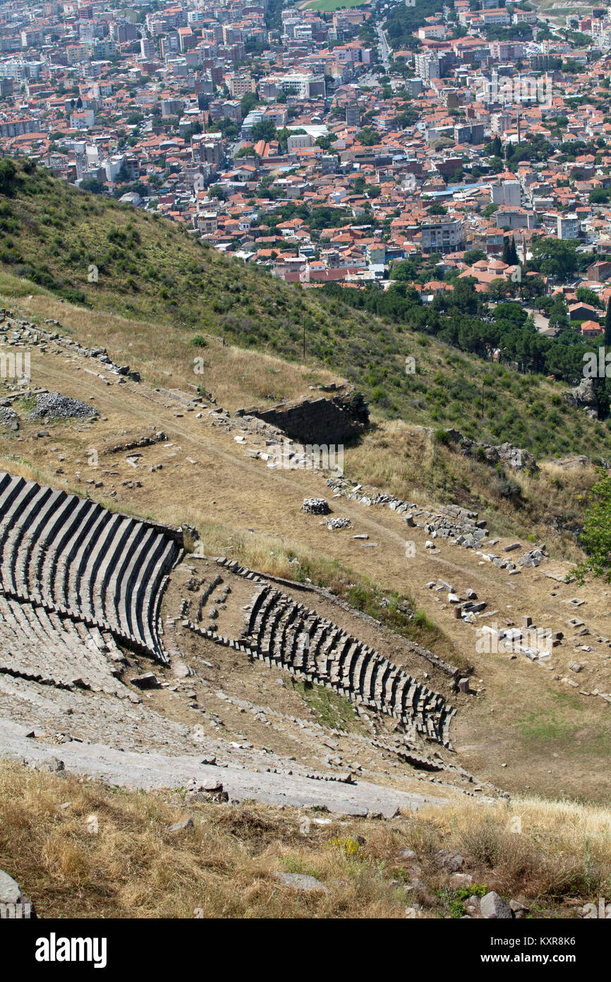 The Hellenistic Theater in Pergamon Stock Photo - Alamy