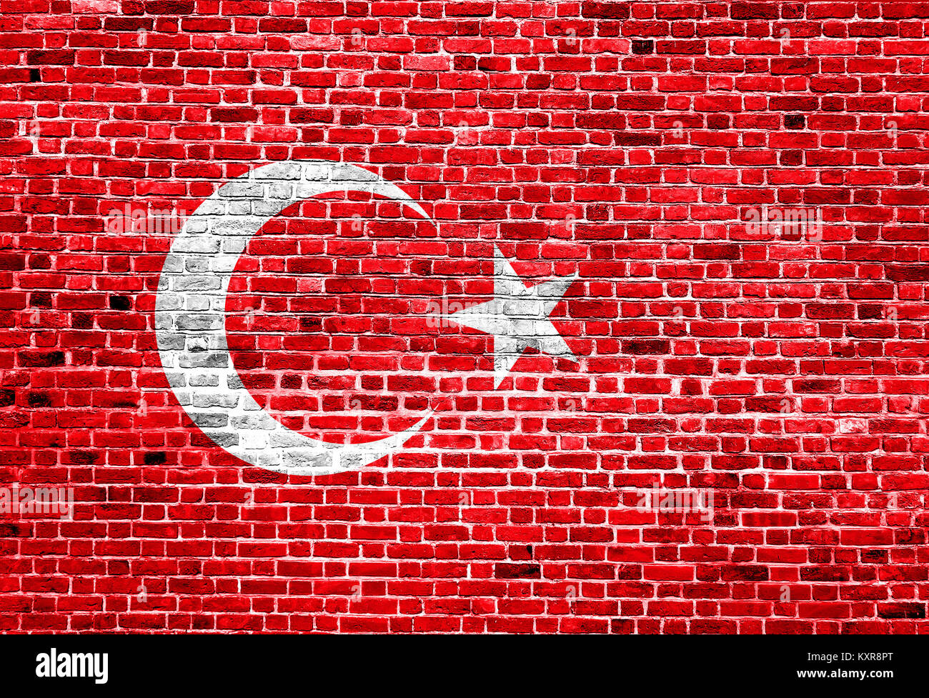 Grunge turkish flag hi-res stock photography and images - Alamy