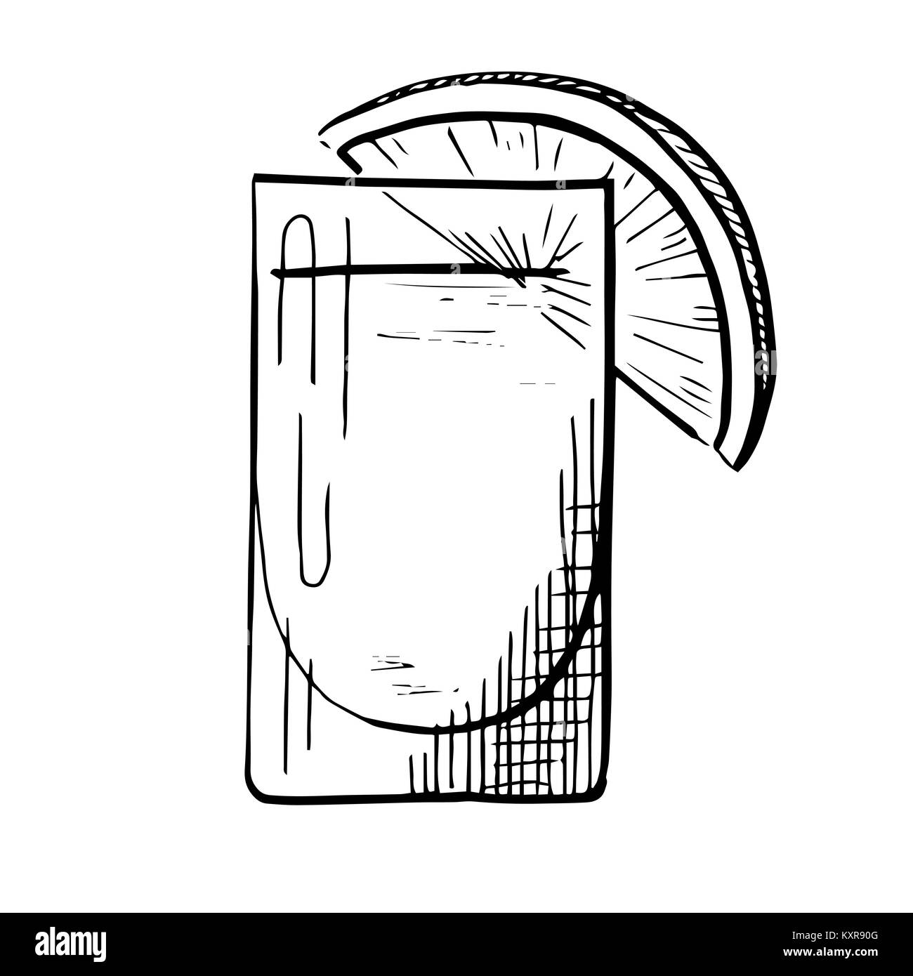 Vodka lemon Stock Vector Images - Alamy