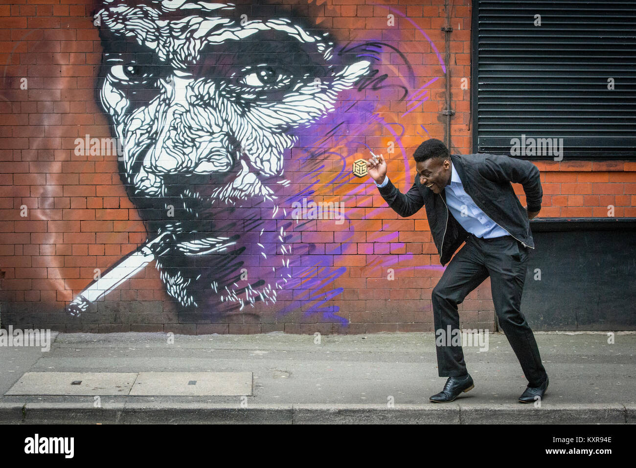 Graffiti man hi-res stock photography and images - Alamy