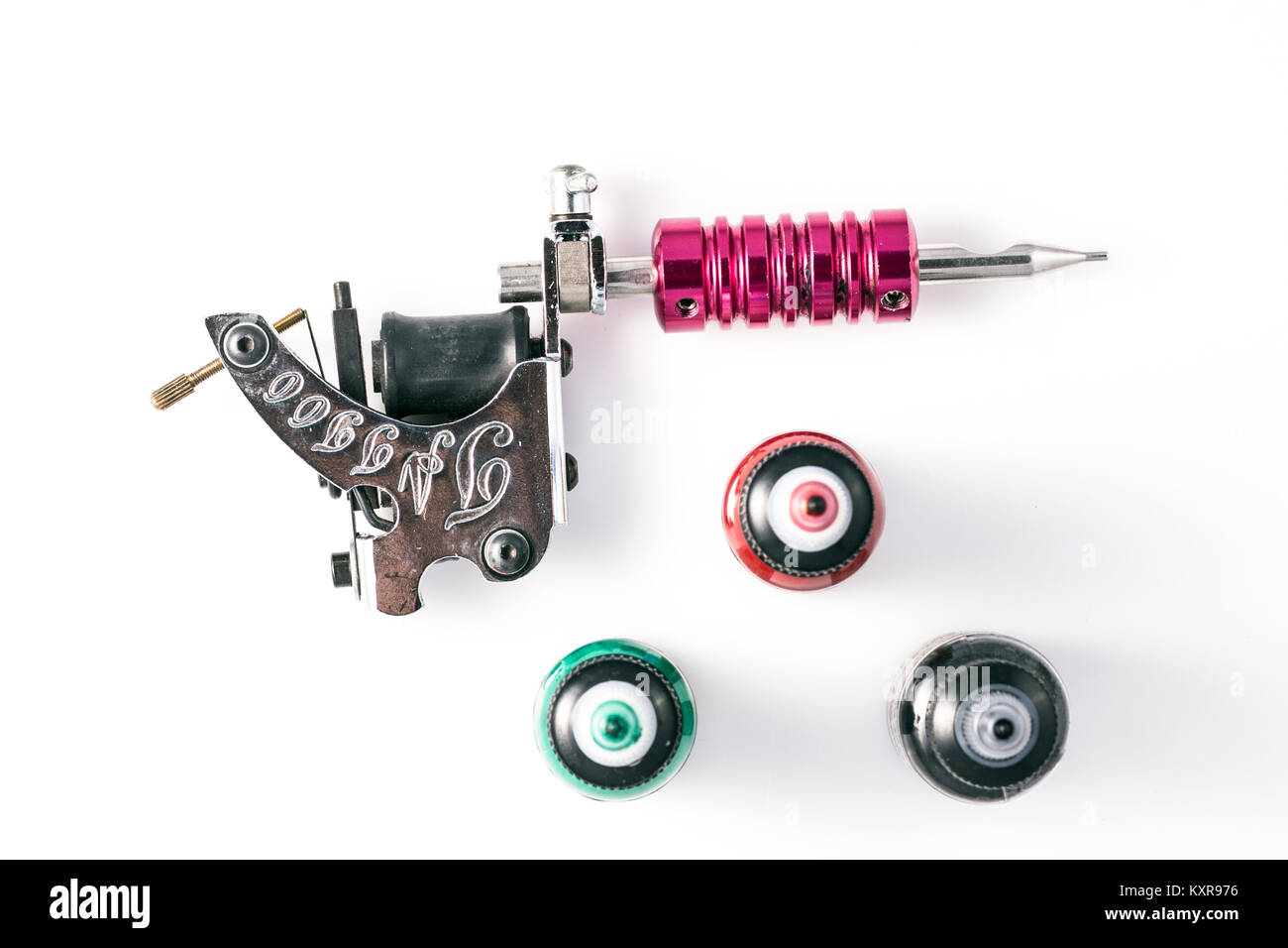 Tattooing machine concept Cut Out Stock Images & Pictures - Alamy