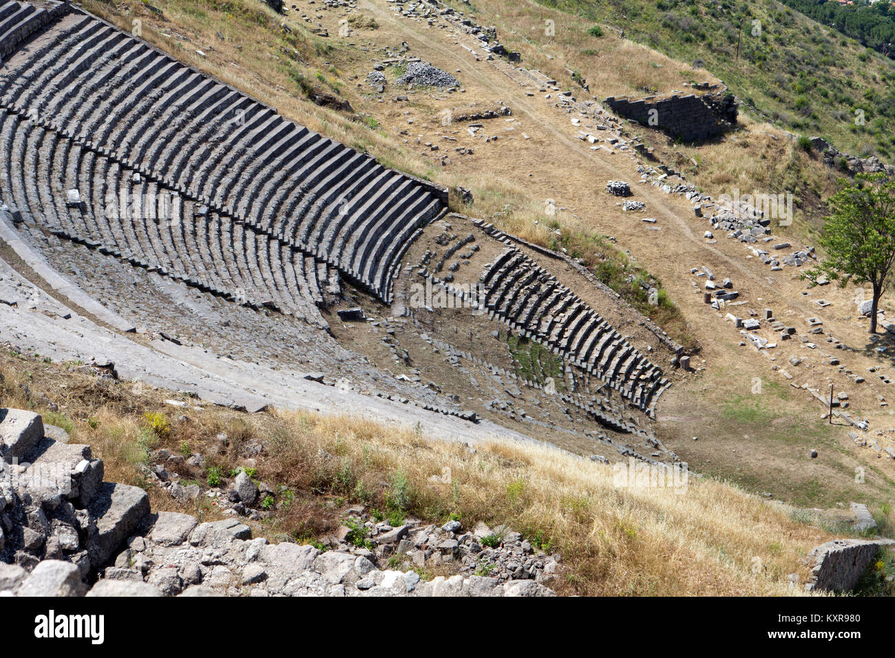 The Hellenistic Theater in Pergamon Stock Photo - Alamy