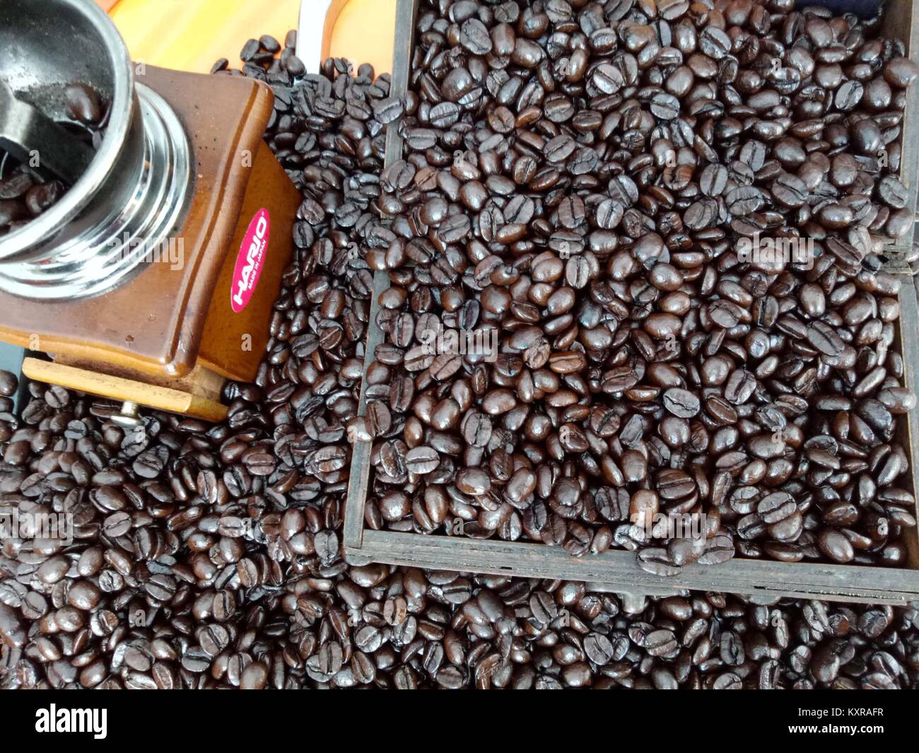 Aroma of Coffee beans Stock Photo - Alamy