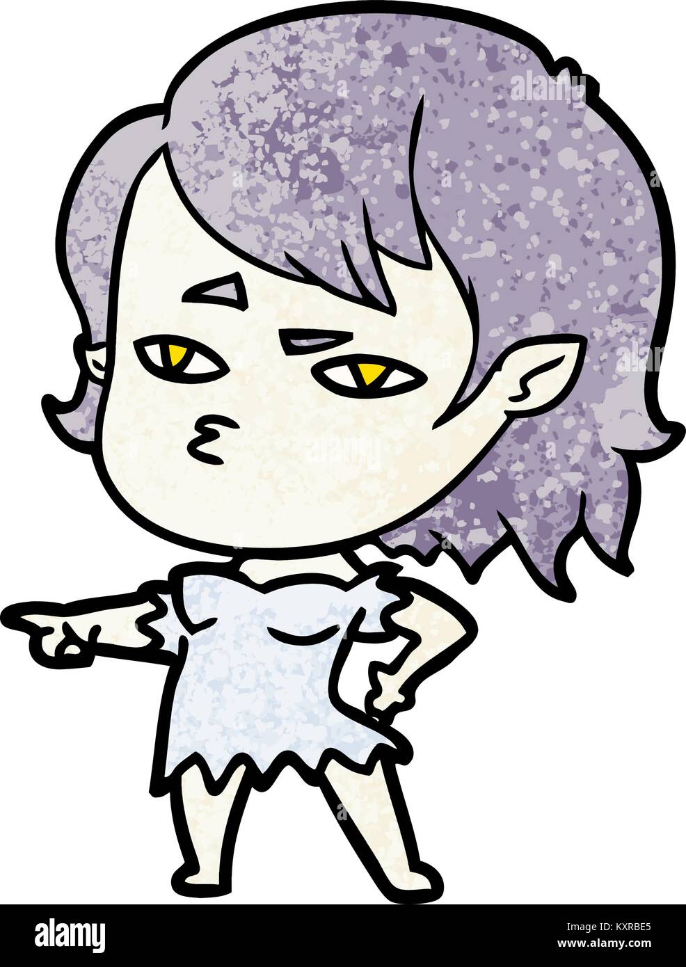 cartoon vampire girl Stock Vector Image & Art - Alamy