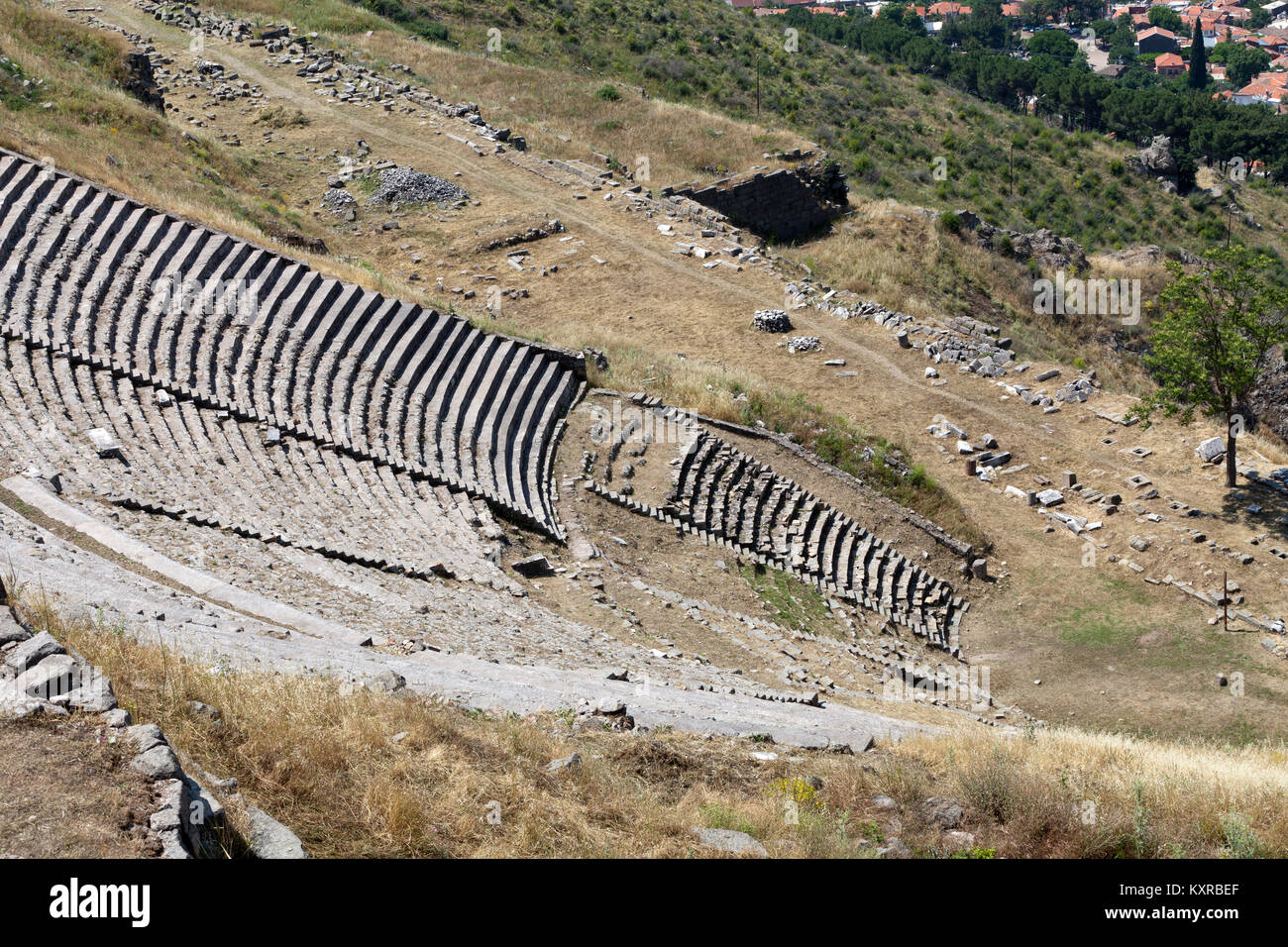 The Hellenistic Theater in Pergamon Stock Photo - Alamy