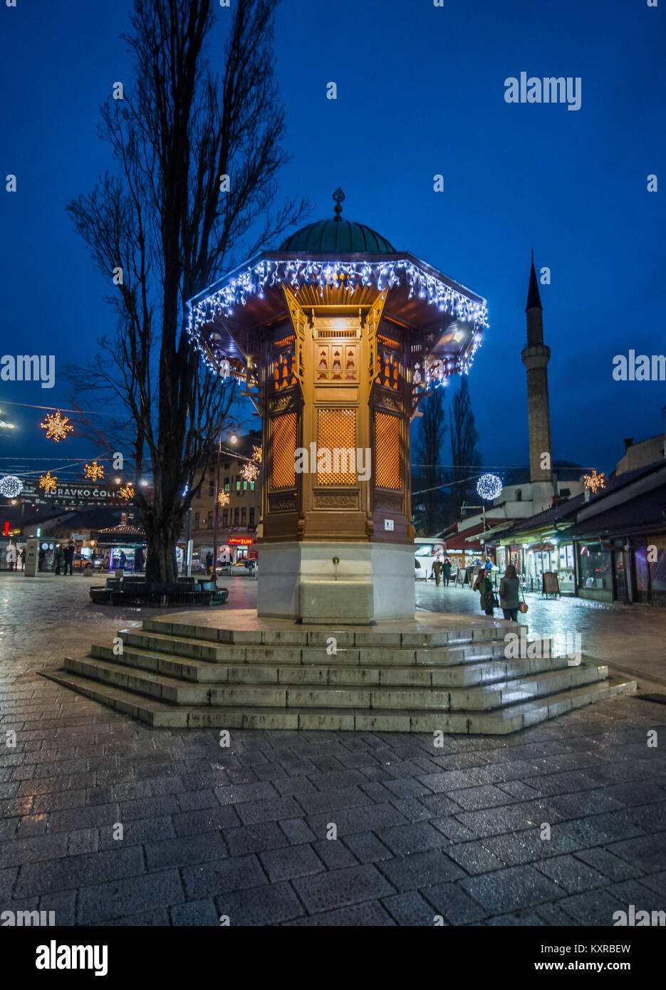 Sebilj water fountain hi-res stock photography and images - Alamy