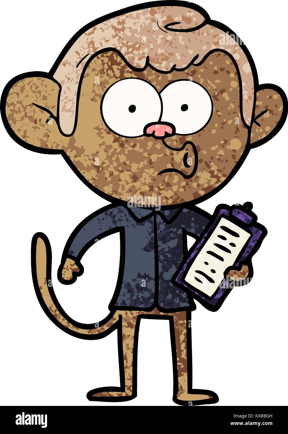 cartoon salesman monkey Stock Vector Image & Art - Alamy