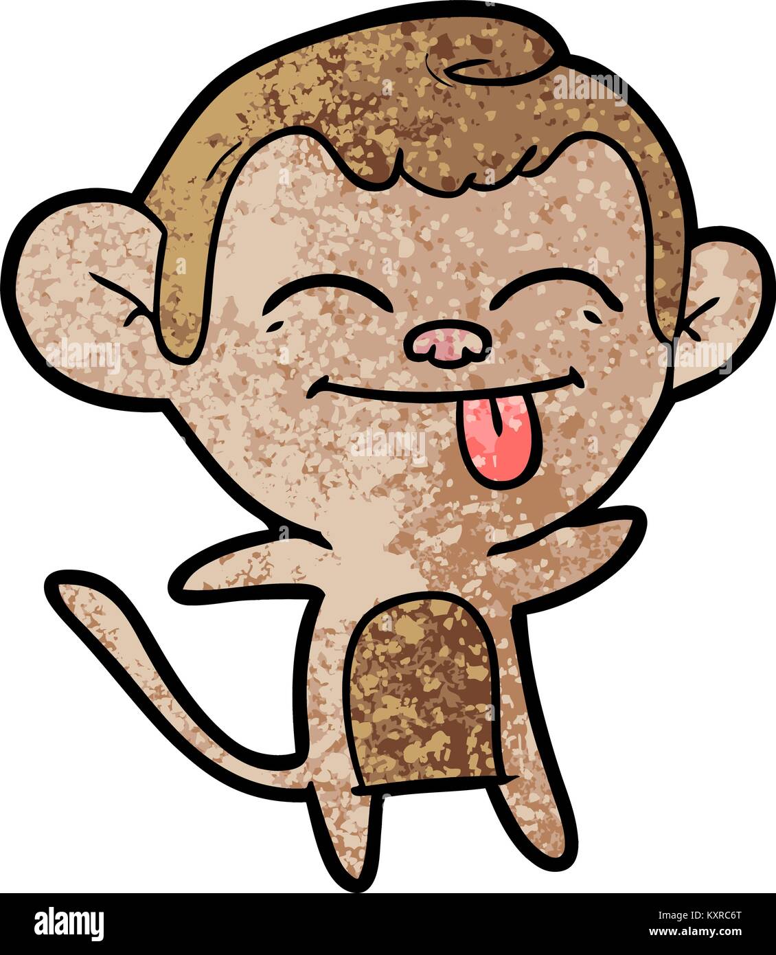 funny cartoon monkey Stock Vector Image & Art - Alamy