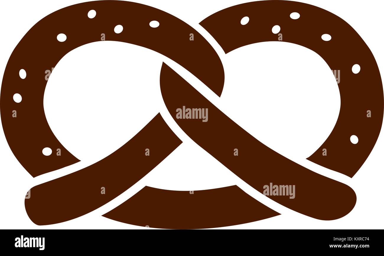 Pretzel logo vector vectors hi-res stock photography and images - Alamy