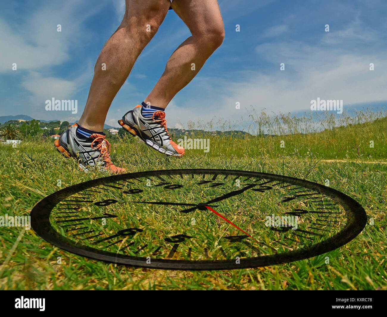 Marathon start stopwatch timer hi-res stock photography and images - Alamy
