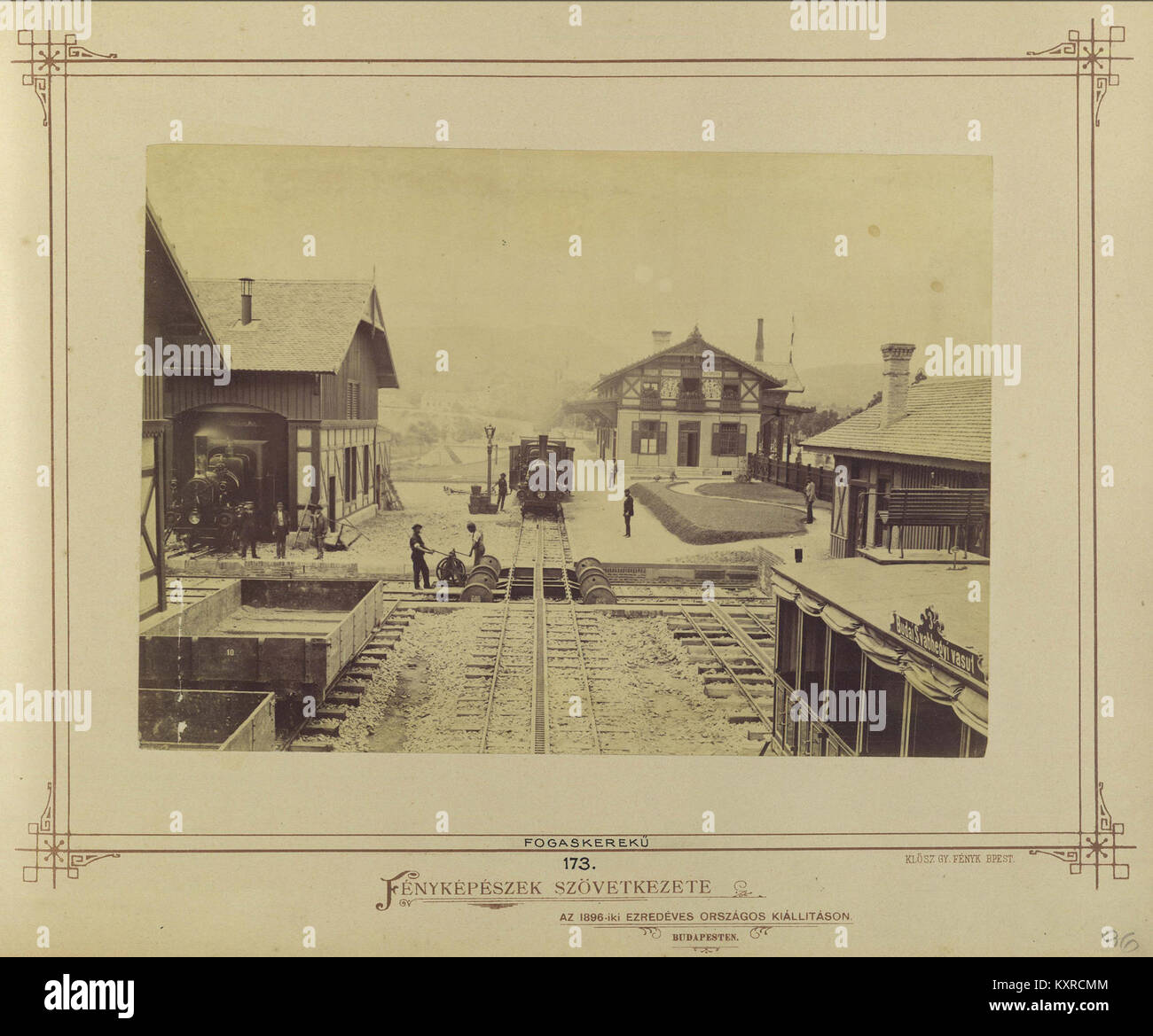 Budapest XII., Városmajor. A Fogaskerekű végállomása, 1880-1890 között ...