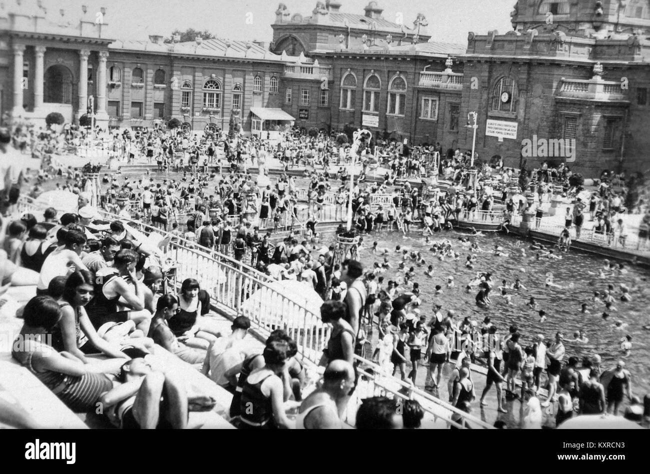 The Széchenyi Bath in Budapest, Hungary, one of Europe’s largest ...