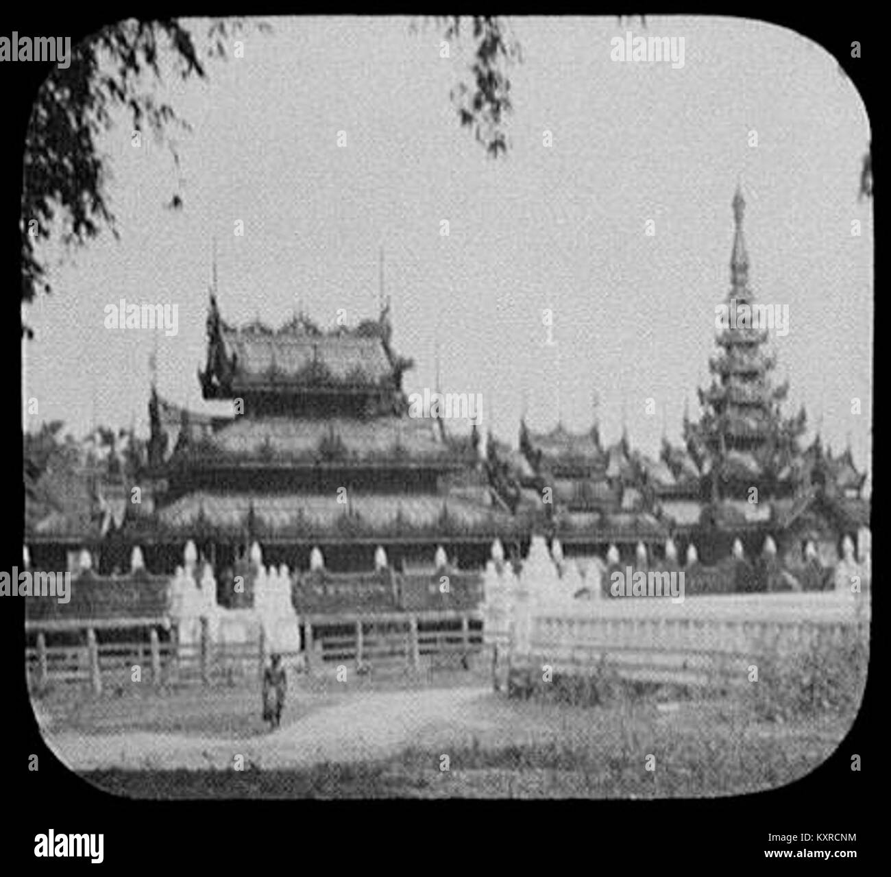 Architecture myanmar Black and White Stock Photos & Images - Alamy