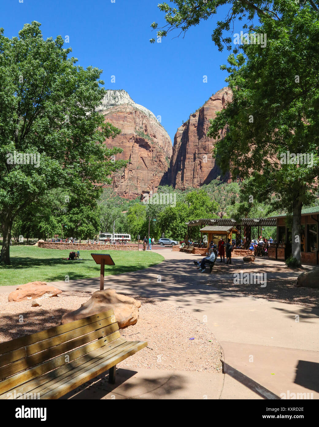 Castle Dome Cafe in Zion Park Stock Photo - Alamy