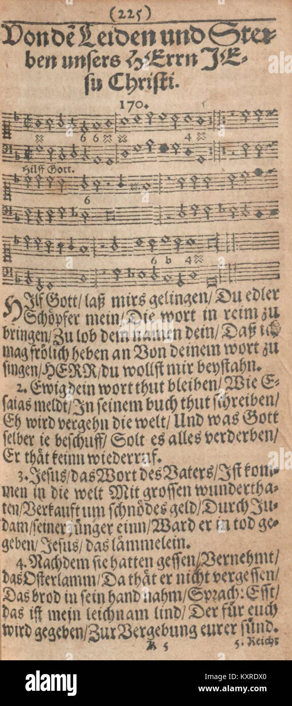 BWV 624 Heinrich Müller Praxis Pietatis Melica Johann Crüger Martin ...