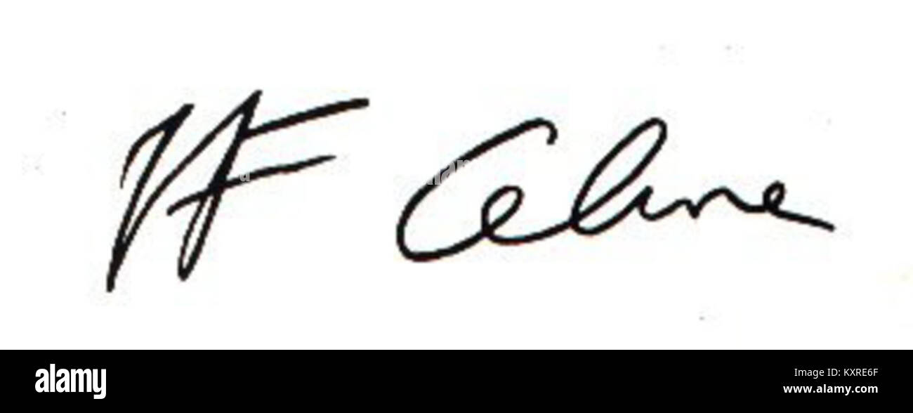 Signature works Cut Out Stock Images & Pictures - Alamy