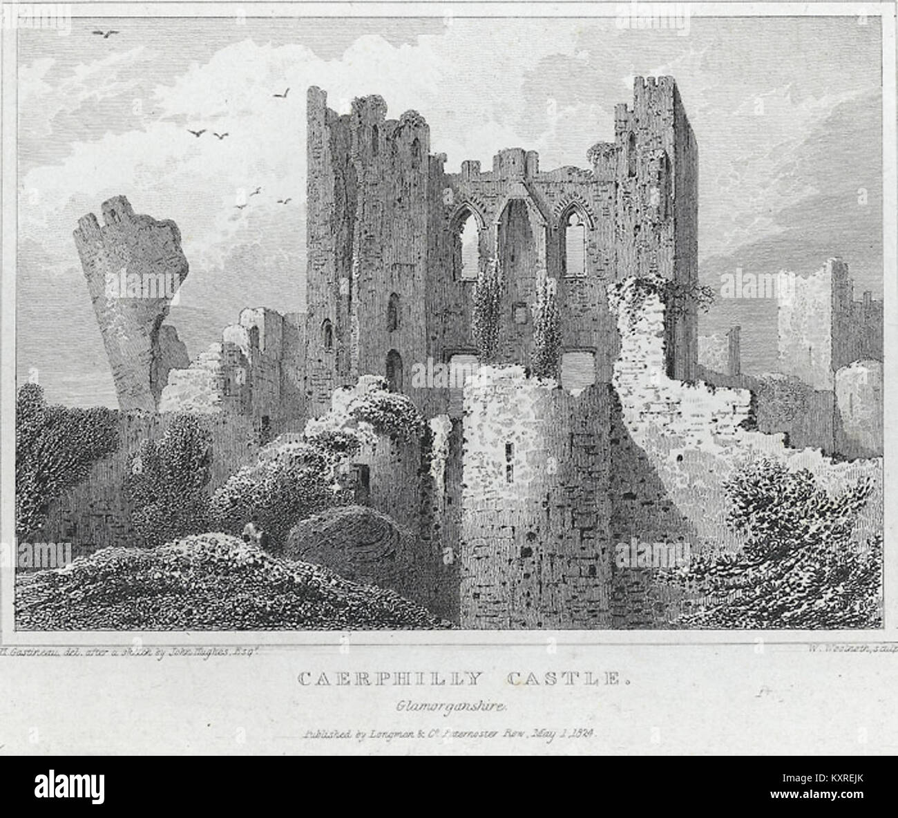 Caerphilly Castle is a medieval fortress located in Glamorganshire ...