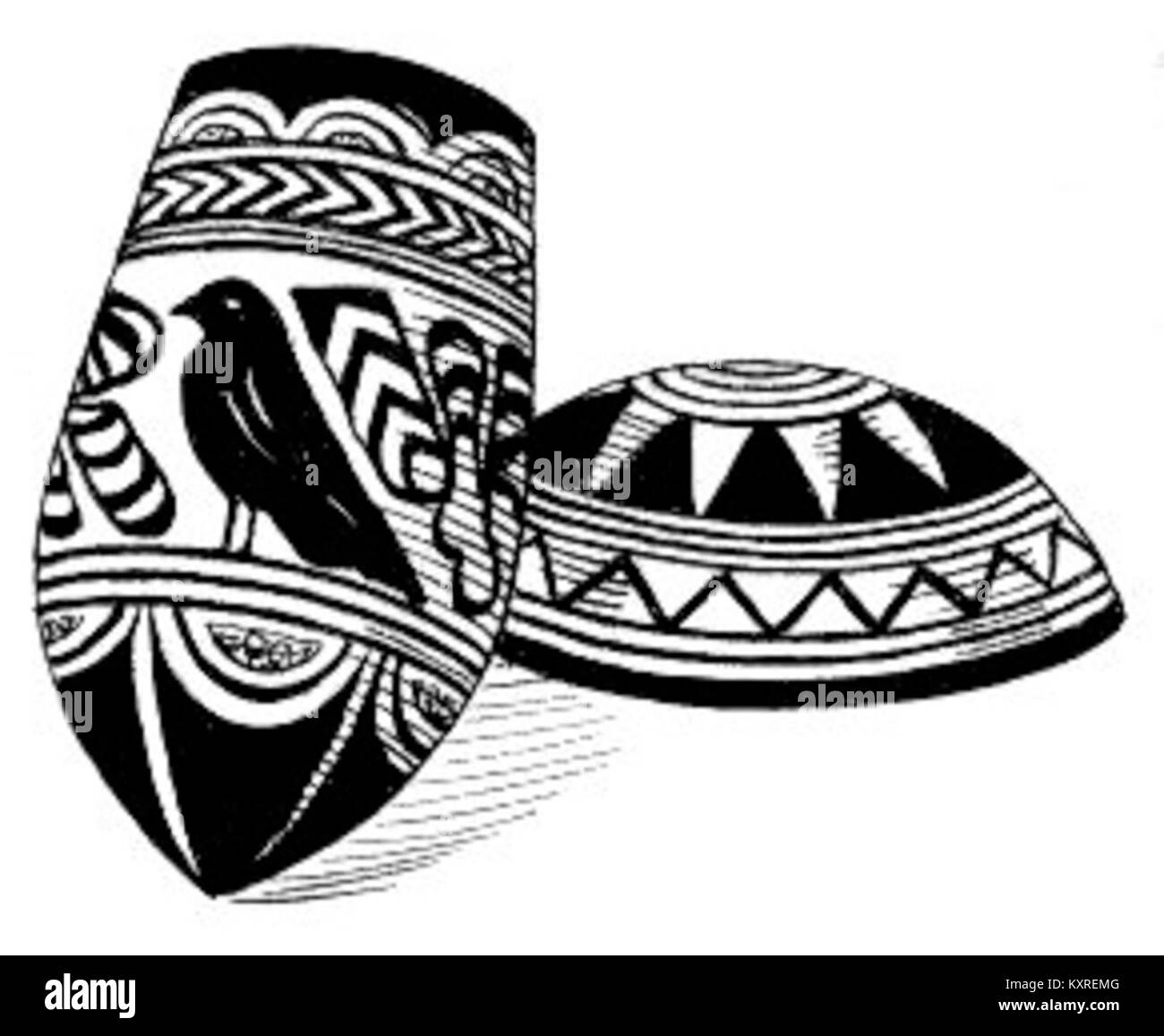 The calabash Black and White Stock Photos & Images - Alamy