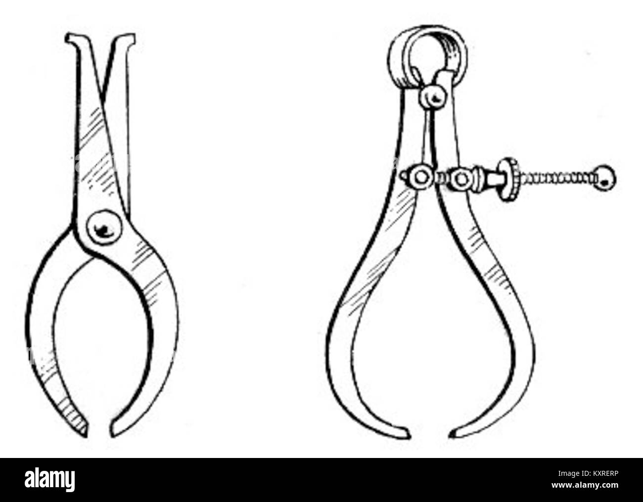 This image presents a pair of calipers, a precise tool used to measure ...