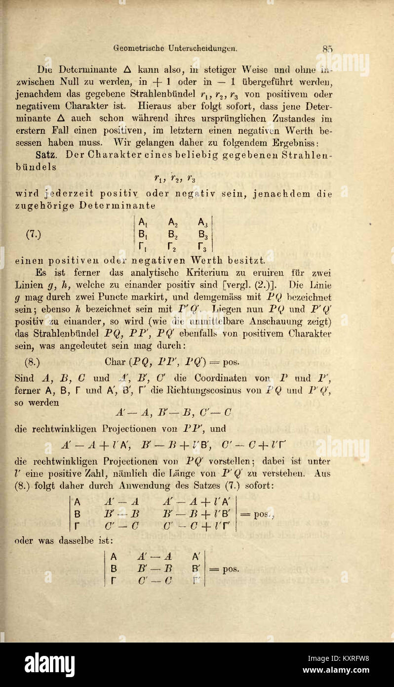 An illustration from Carl Gottfried Neumann's 'Die elektrischen Kräfte ...