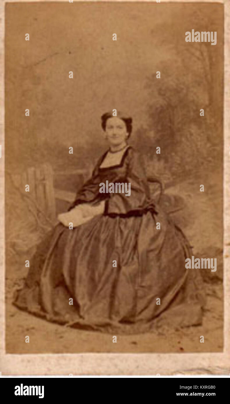 Caroline Frances Kingscote (b. 20 Mar 1841, d. Mar 1874 Stock Photo - Alamy