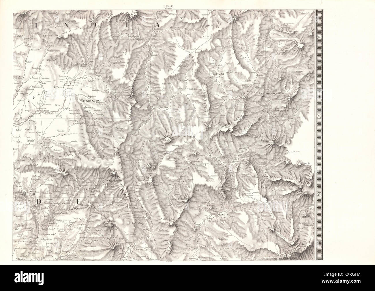 Lugo spain map hi-res stock photography and images - Alamy