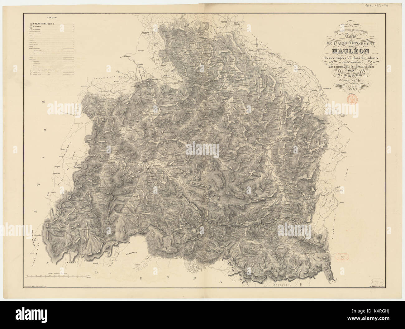 Old france maps hi-res stock photography and images - Alamy