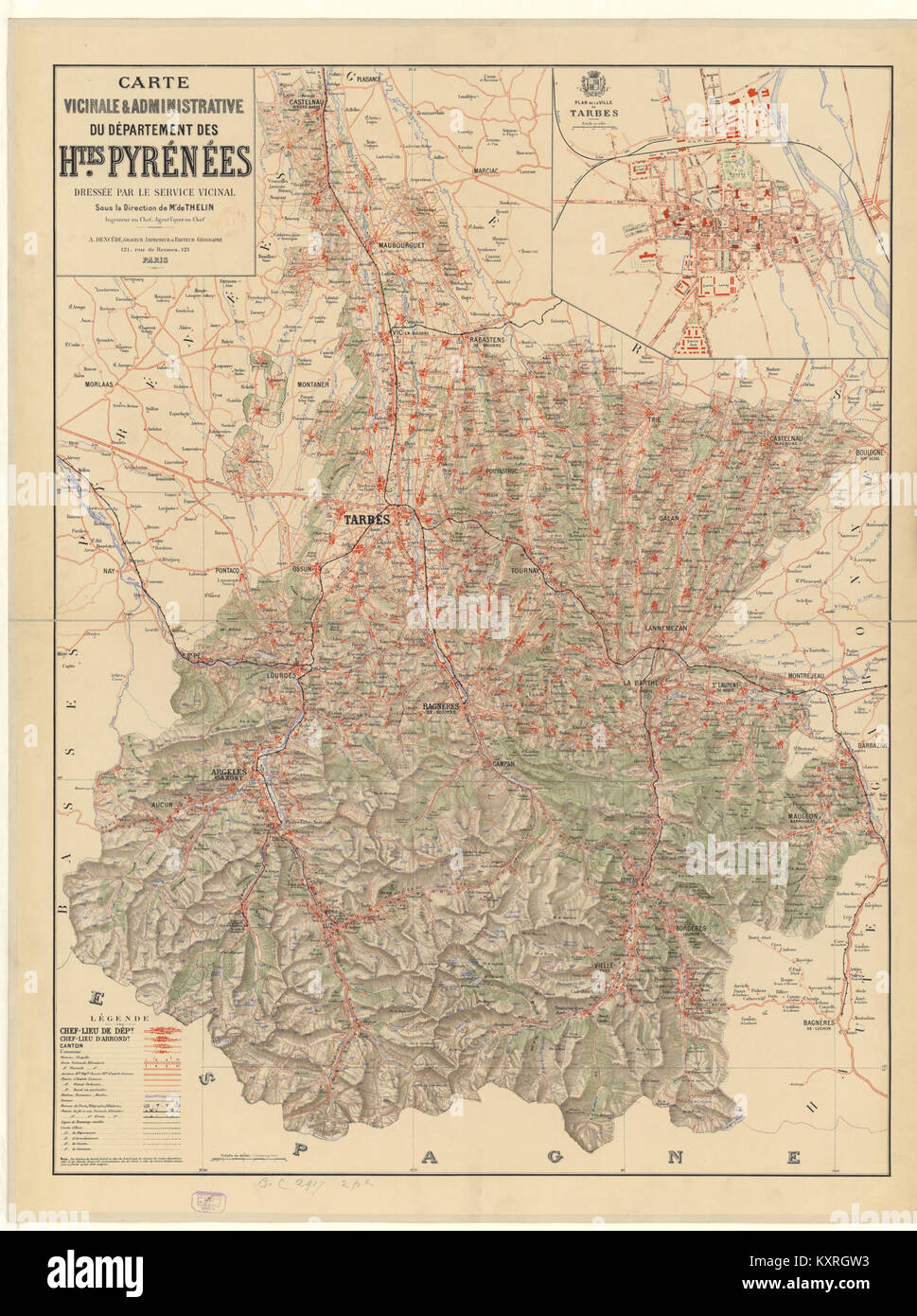 This map, dated 1903, shows the vicinal and administrative boundaries ...