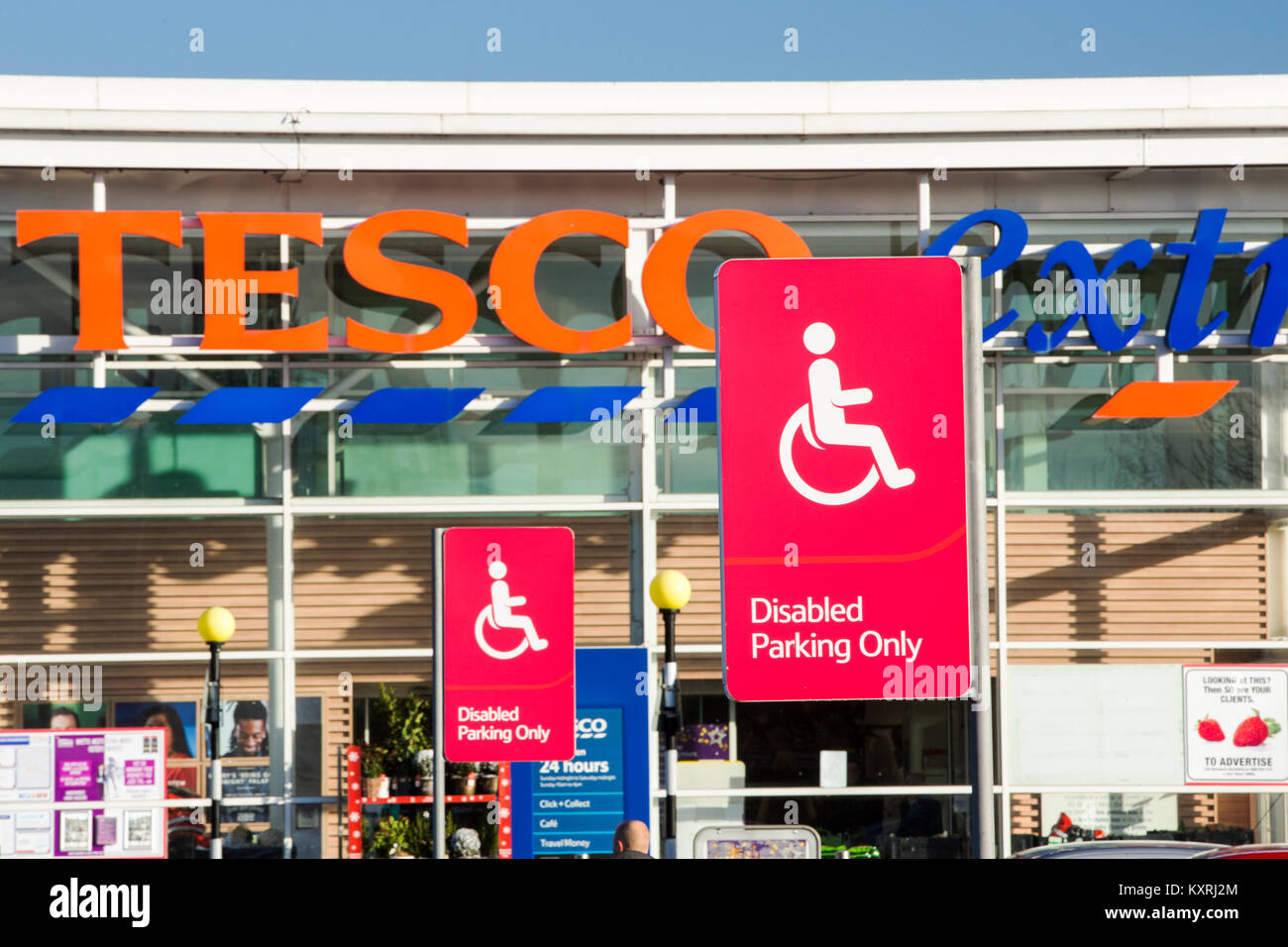 A Tesco supermarket in Loughborough, Leicestershire, UK Stock Photo - Alamy