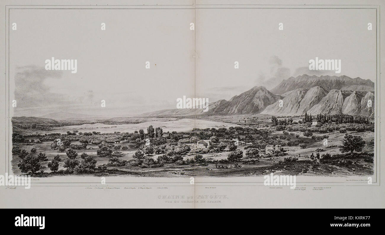 This 1830 work by Otto Magnus Baron De Stackelberg depicts the Taygetus ...