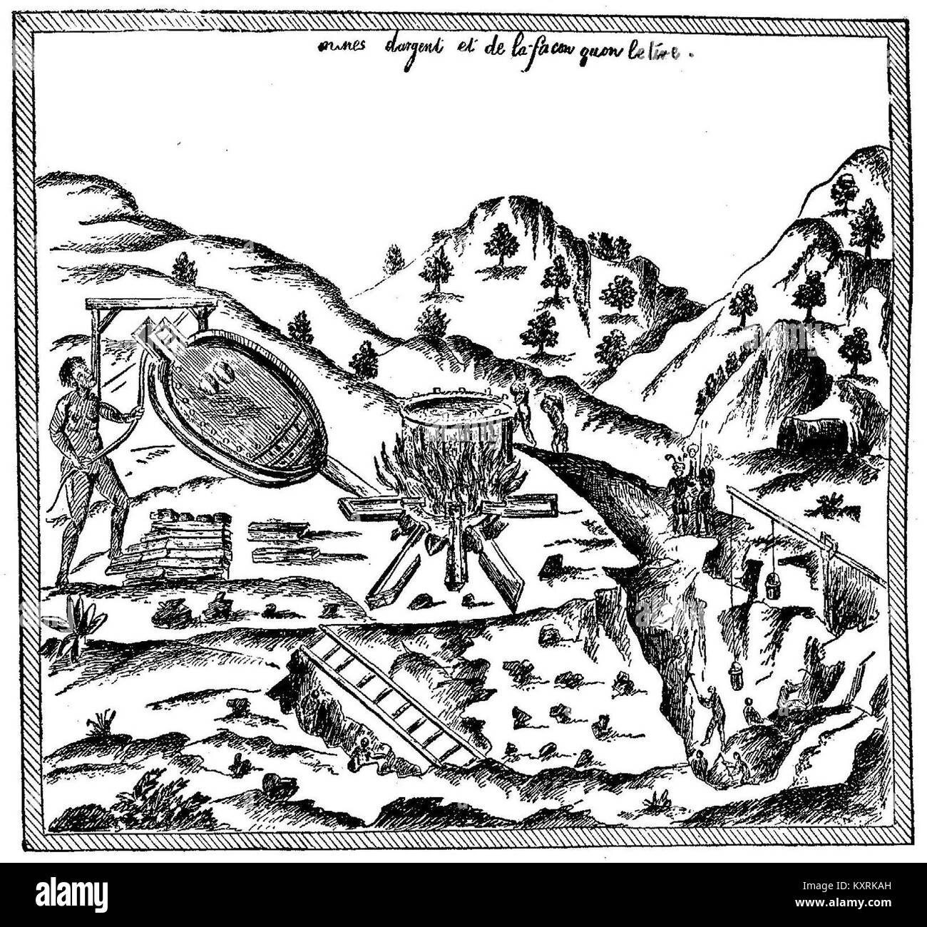 This illustration is from 'Champlain - Oeuvres de Champlain' (1870 ...