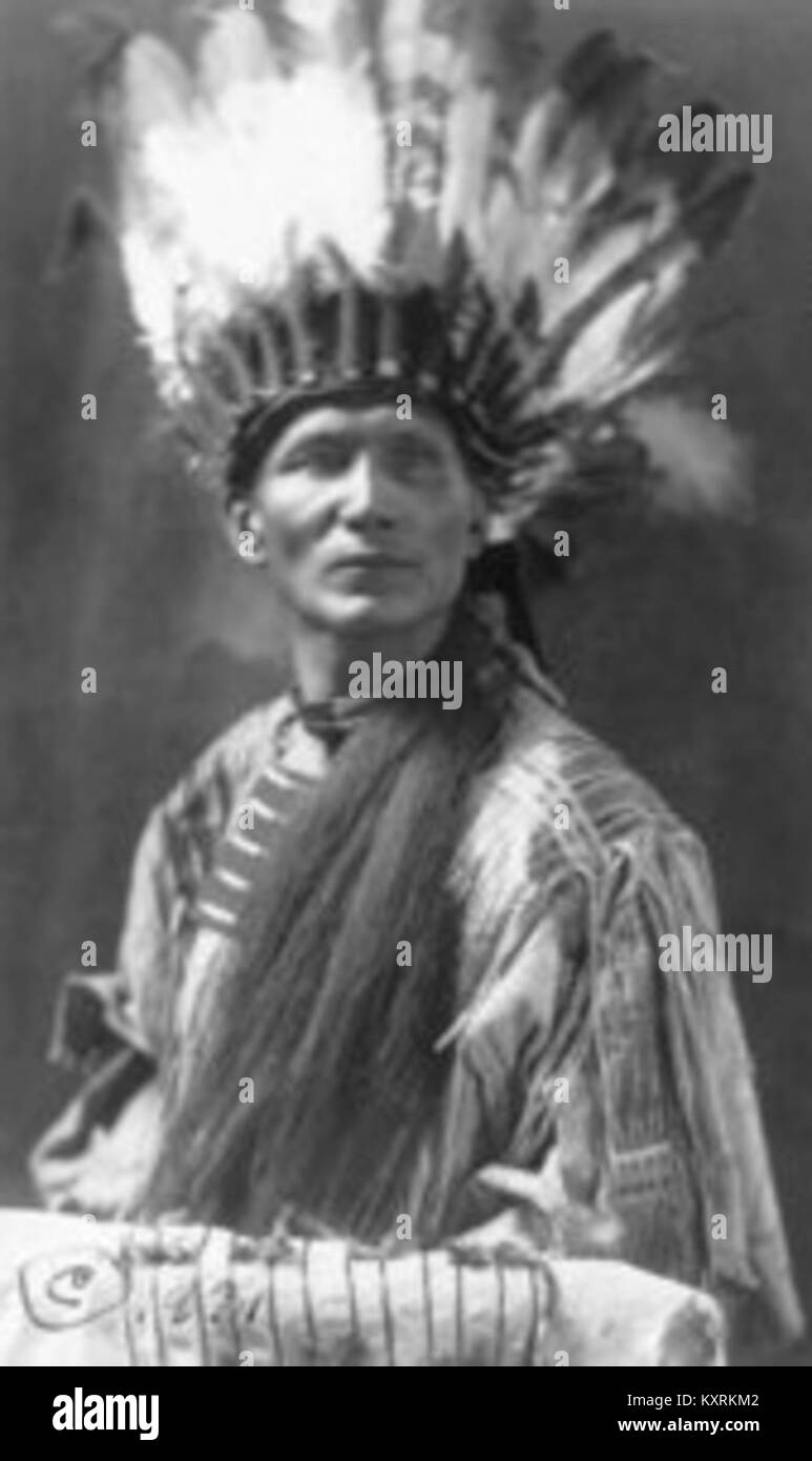 This image features Charles Eastman (Ohiyesa), a prominent Native ...