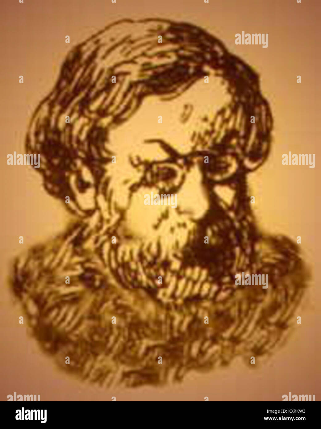 Charles Wallut, portrait Stock Photo - Alamy