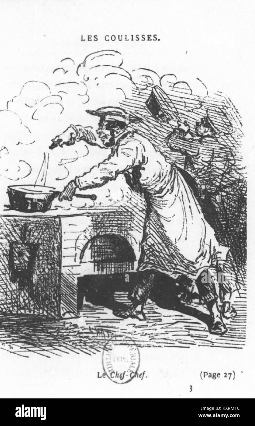 This image is a cropped section from 'Restaurateurs et restaurés' by ...