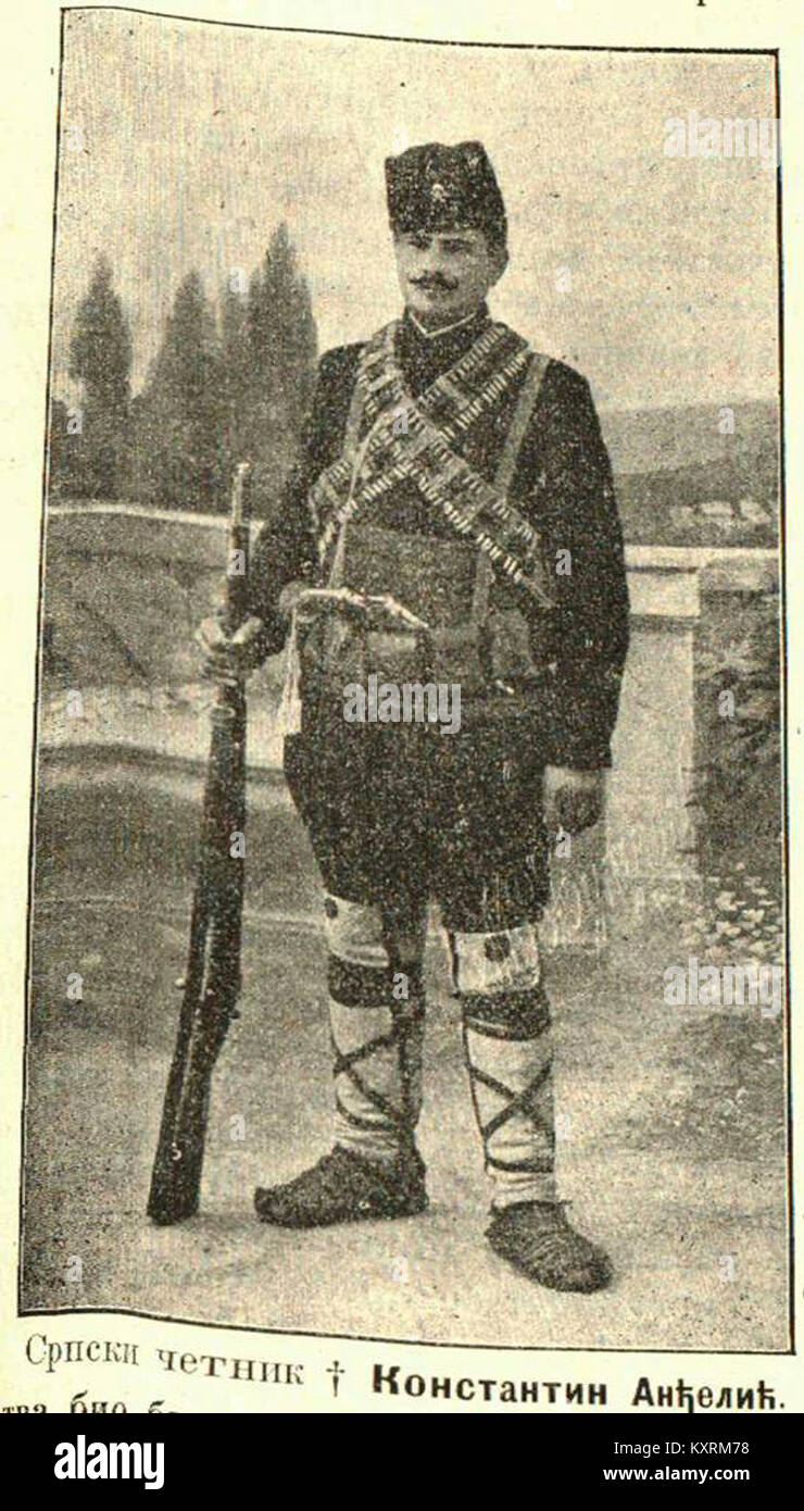 Konstantin Andelić was a prominent Chetnik leader during the Yugoslav ...