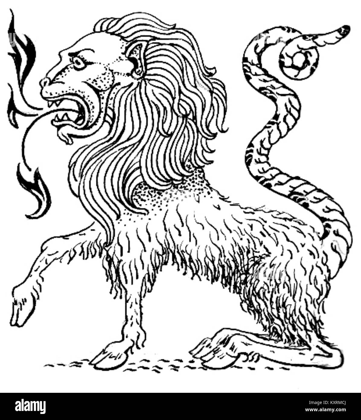 ´chimera Black and White Stock Photos & Images - Alamy