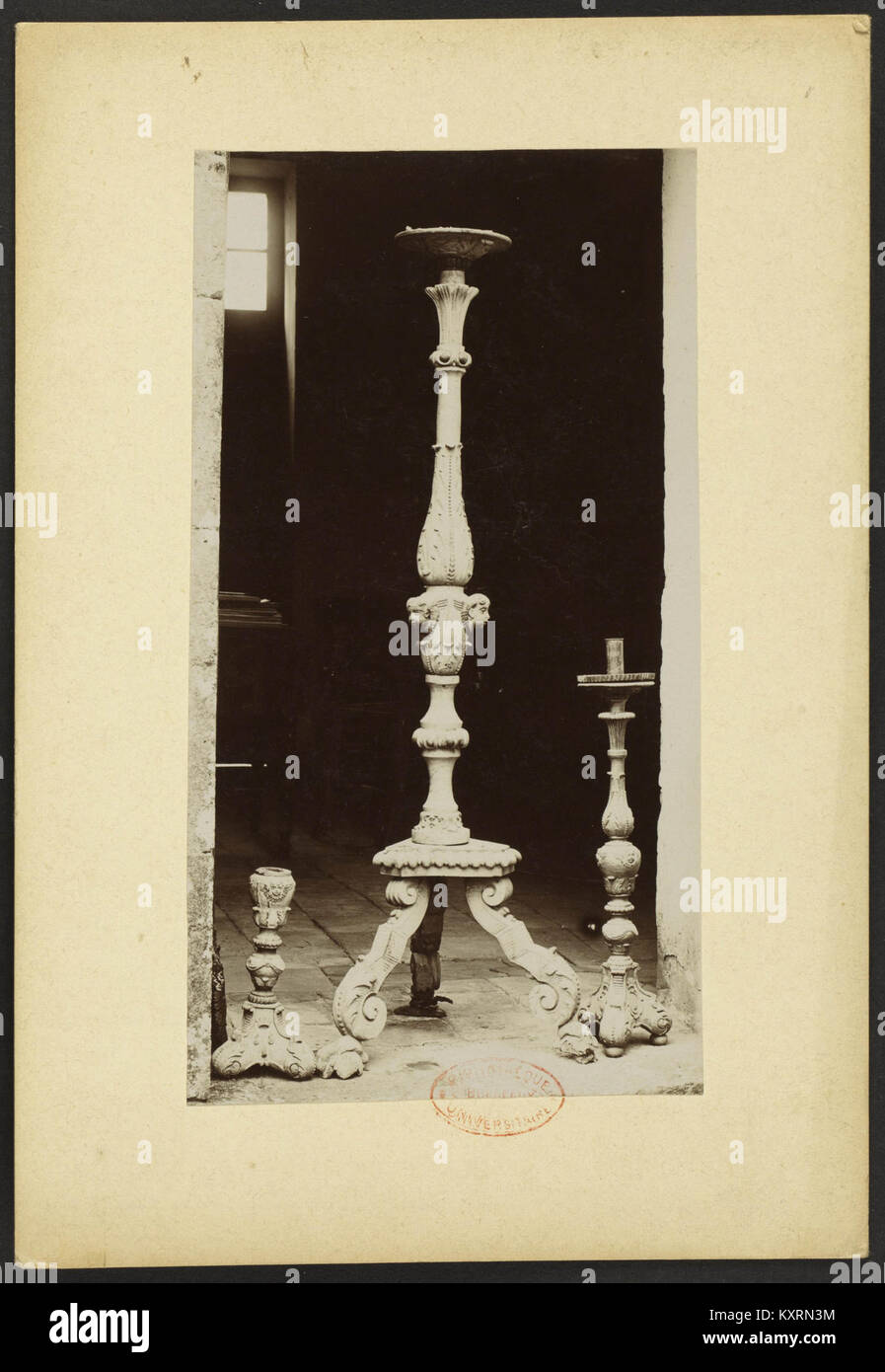 A representation of the Pascal Candle ('Cierge pascal'), an important ...