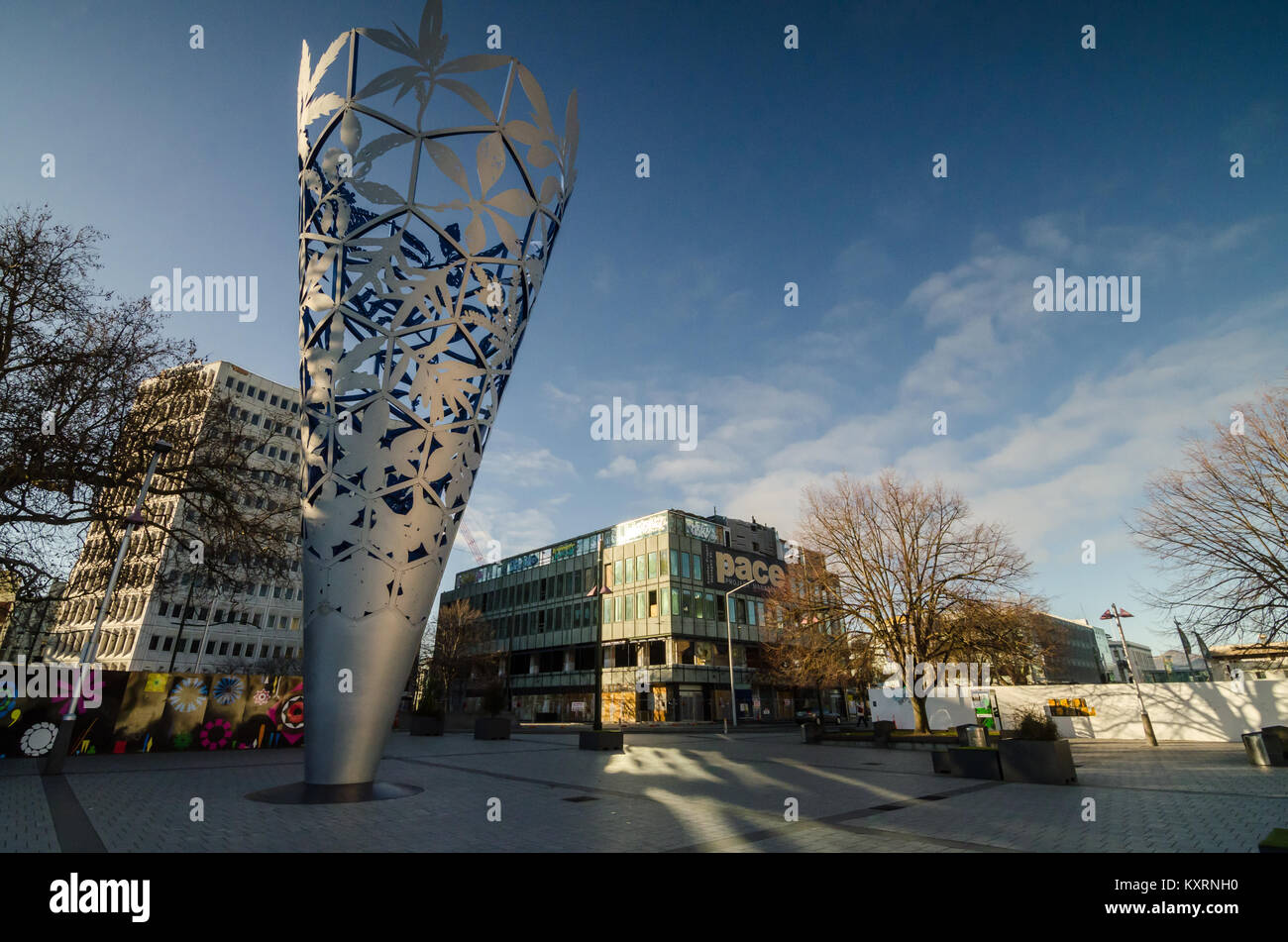 Cathedral Square is the geographical center of Christchurch, New ...