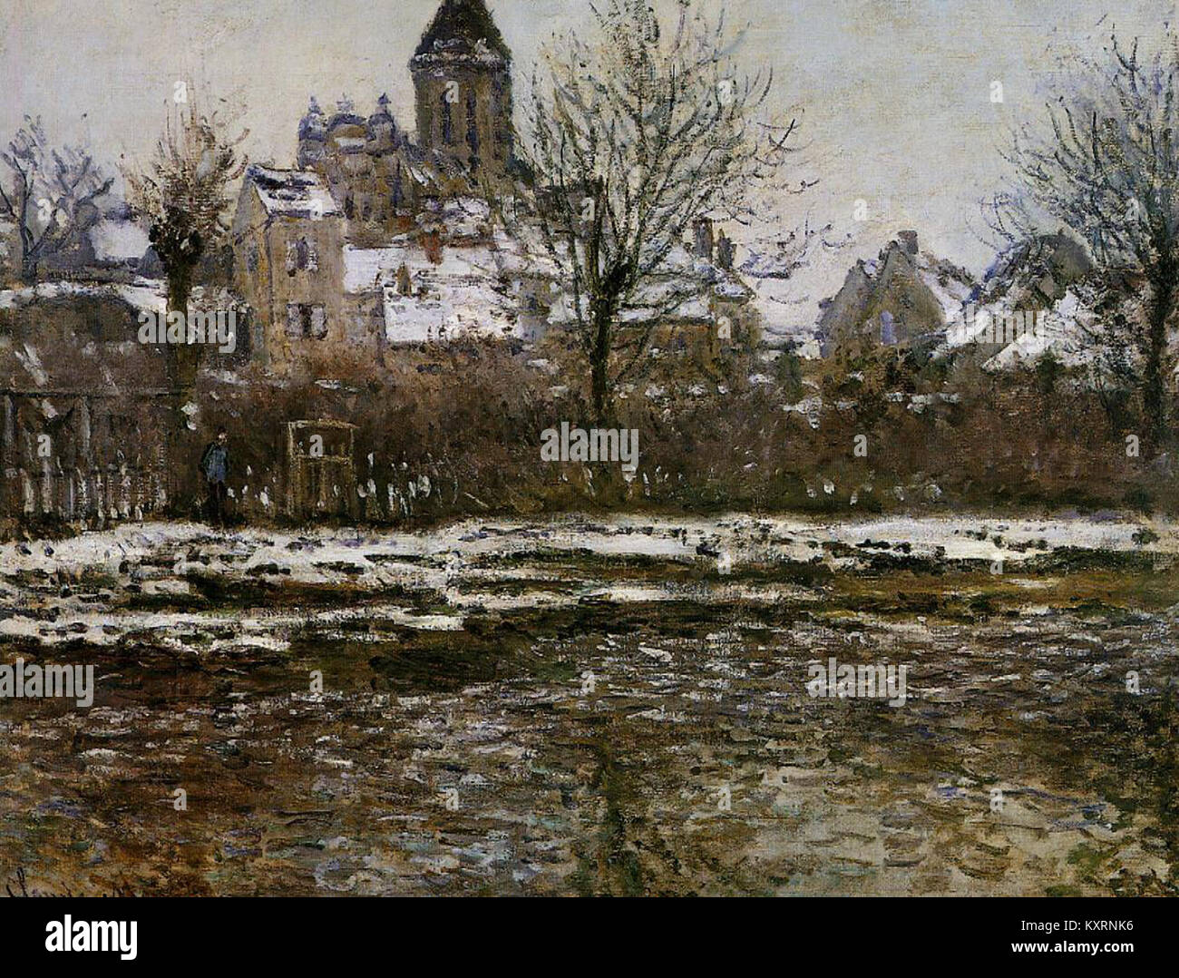 Claude monet the winter hi-res stock photography and images - Alamy