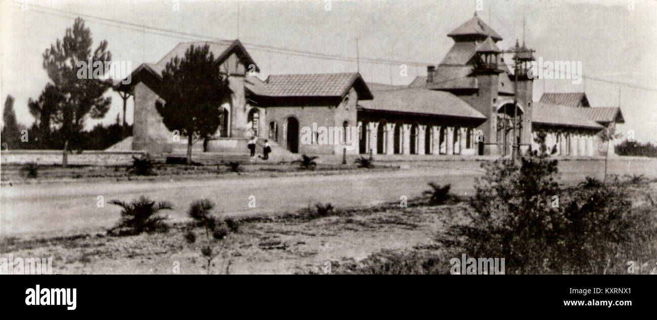 This image features the restored historical club, a cultural landmark ...