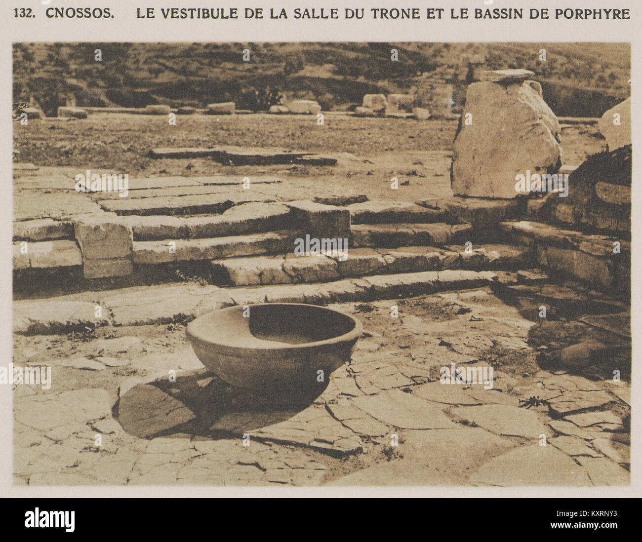 This image represents the vestibule of the throne room and the porphyry ...