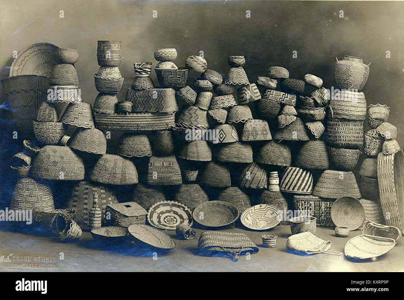 This collection features traditional Native American baskets from the ...