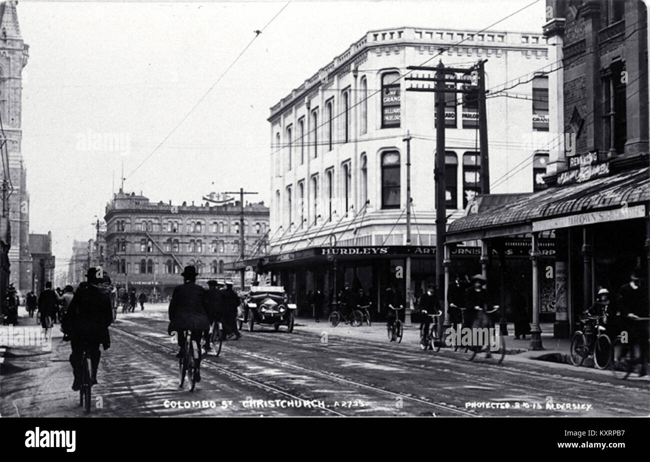 Colombo Street, 1913 Stock Photo - Alamy
