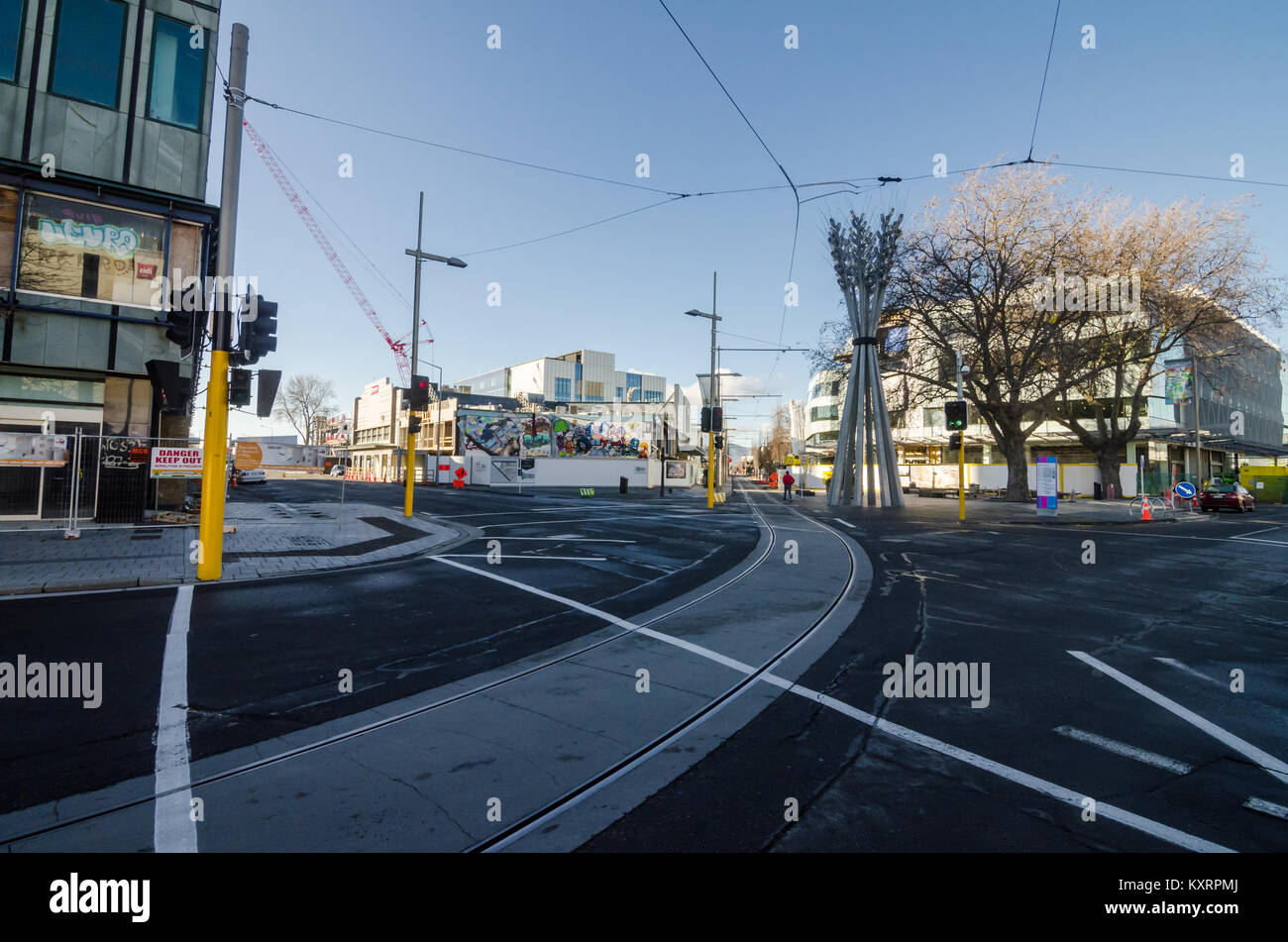 Christchurch new zealand city centre hi-res stock photography and ...