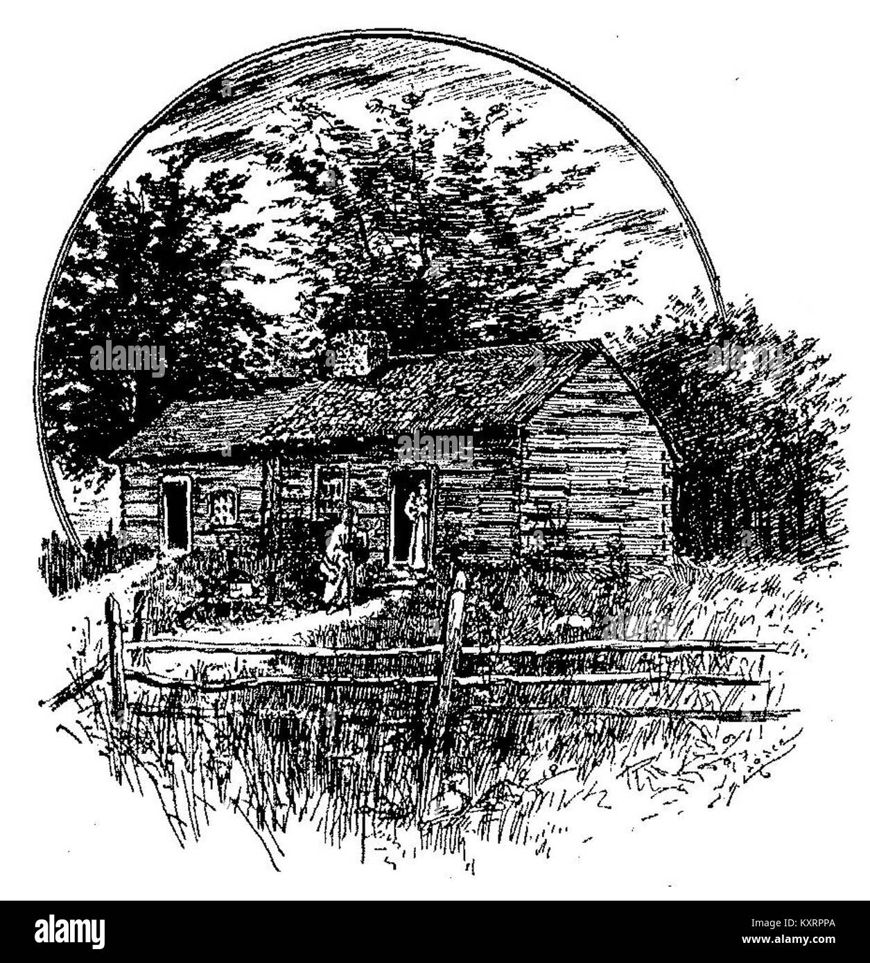 'Conan - L'oublié' is a 1900 French illustration, depicting a scene ...