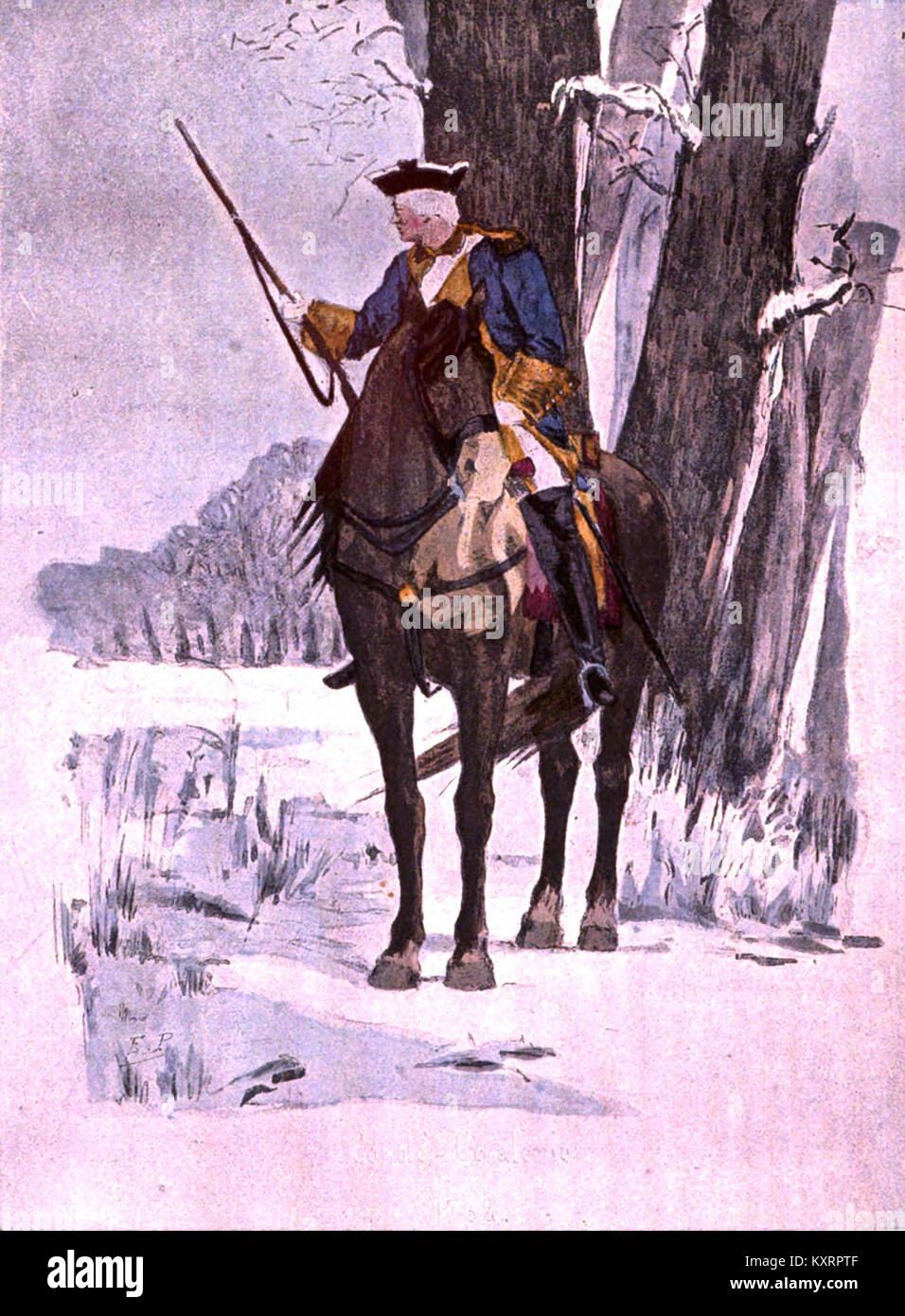 This 1762 image depicts a historical moment related to the Condé ...
